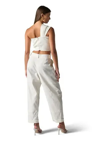 JBQ Camelia One-shoulder Top - Ecru