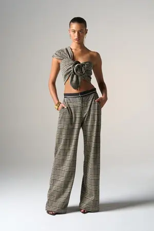 JBQ Aubrey Plaid Trousers
