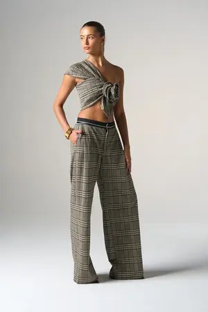 JBQ Aubrey Plaid Trousers