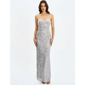 Sleeveless Sweetheart Maxi Dresses