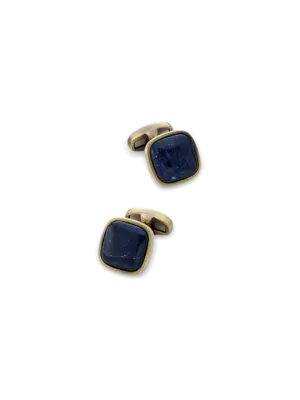 PAUL FREDRICK Lapis Stone Cufflinks - Blue