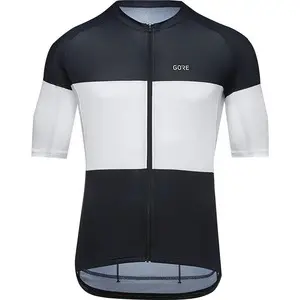 GOREWEAR Spirit Stripes Cycling Jersey - Black/white