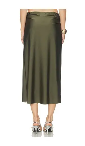 Simkhai Kora Wrap Midi Skirt