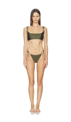 Simkhai Athens Bikini Bottom - Fern