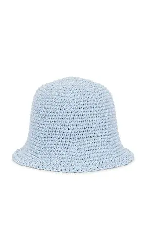 Magda Butrym Crochet Bucket Hat - Light Blue
