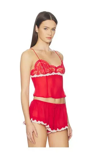 For Love & Lemons Fiona Lace Camisole Top