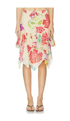 DONDE ESTEBAN Flores Voile Skirt