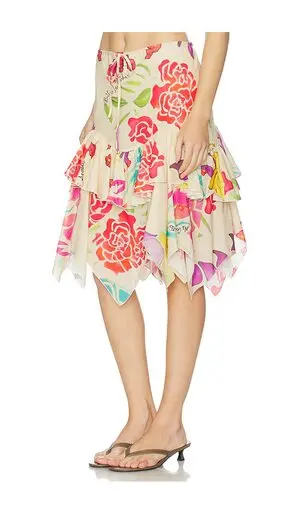 DONDE ESTEBAN Flores Voile Skirt