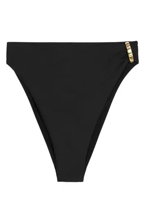 VIX PAULA HERMANNY Bessie Solid Hipster Bikini Bottoms - Black