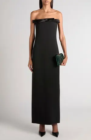 TOM FORD Strapless Column Cocktail Dress