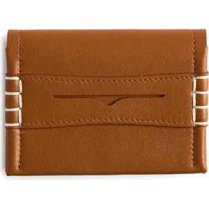 JW Anderson Loafer Leather Bifold Card Holder - Tan