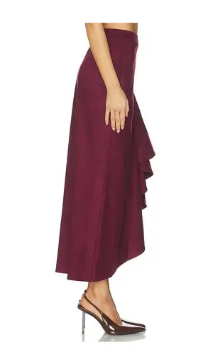 Line & Dot Valen High-low Ruffle Skirt