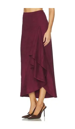 Line & Dot Valen High-low Ruffle Skirt