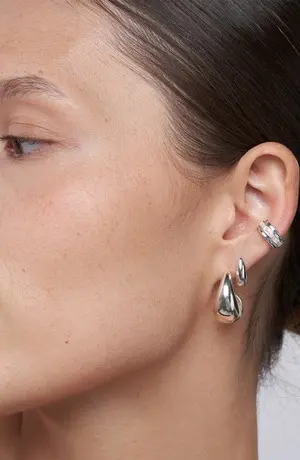 OAK & LUNA Classic Dome Huggie Earrings