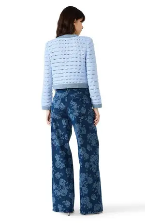 Steve Madden Cassette Cardigan - Powder Blue