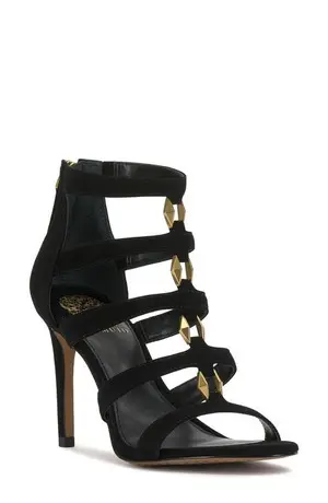 Vince Camuto Azelie Caged Sandals - Black