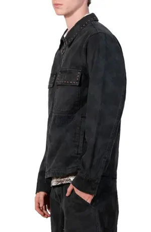 PLEASURES Studded Denim Jacket