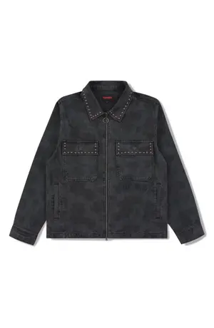 PLEASURES Studded Denim Jacket