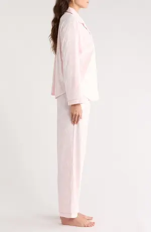 FLORA BY FLORA NIKROOZ Addie Velour Long Pajamas