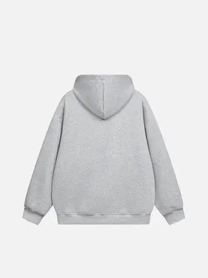 AELFRIC EDEN Cartoon Dachshund Hoodie - Grey