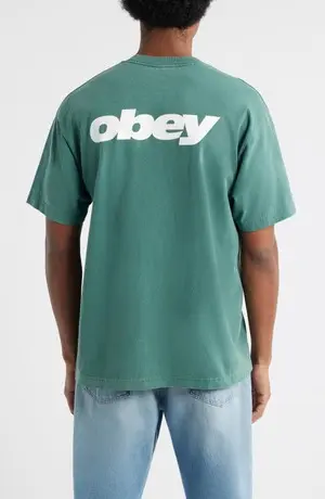 Obey Bounce Cotton Graphic T-shirt