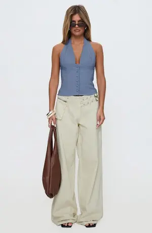 Princess Polly Paltrow Cotton Cargo Pants