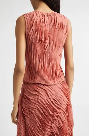 Ulla Johnson Celina Sleeveless Top - Chestnut