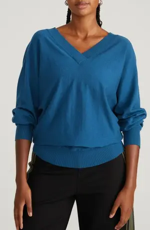 Universal Standard Savvy Sweater - Deep Teal