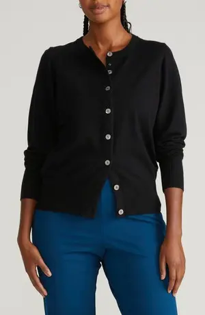 Universal Standard Savvy Cardigan Black