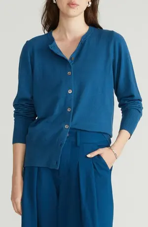 Universal Standard Savvy Cardigan - Deep Teal