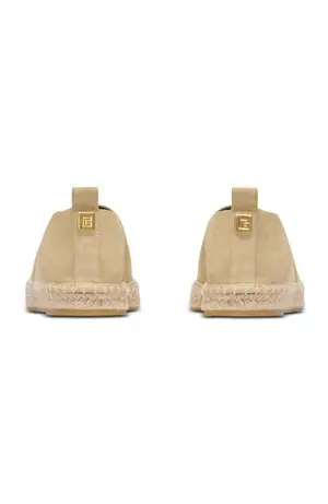 Balmain Suede Espadrilles - Beige