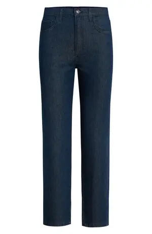 FAVORITE DAUGHTER The Valentina High-rise Straight Leg Ankle Jeans - Pepper