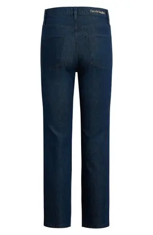 FAVORITE DAUGHTER The Valentina High-rise Straight Leg Ankle Jeans - Pepper