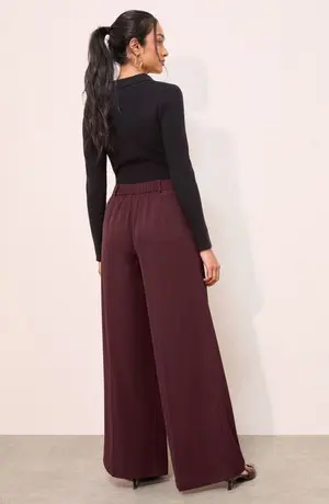 FRIENDS LIKE THESE Pleated Wide Leg Trousers