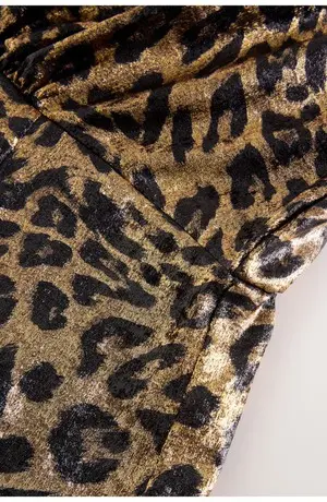 NEXT Metallic Animal Print Maxi Dress