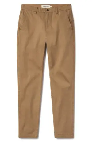 THE NORMAL BRAND Stretch Straight Leg Chino Pants - Russet