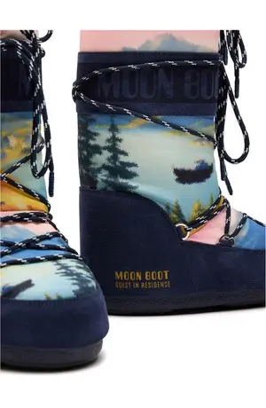MOON BOOT® X Guest In Residence Icon High Boots - Midnight
