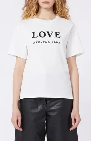 Max Mara Embellished Graphic T-shirt