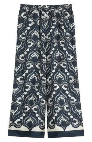Max Mara Dotti Wide Leg Silk Pants