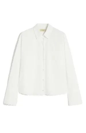 Max Mara Eyelet Button-up Shirt
