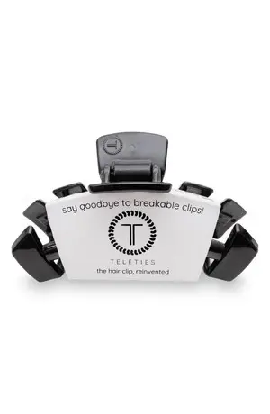 TELETIES Classic Claw Clip - Jet Black