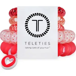 TELETIES Set Of 5 Coil Hair Ties - Soul Mate