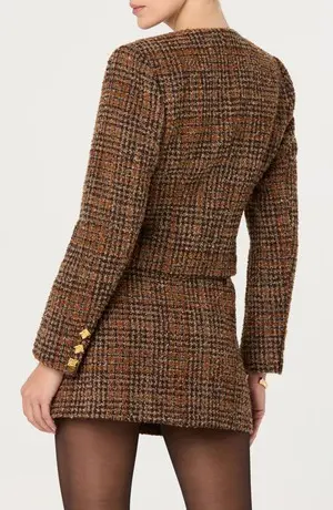 Astr The Label Kyleigh Tweed Jacket