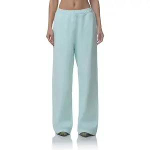 AFRM Cotton Straight-leg Sweatpants - Icy Morn