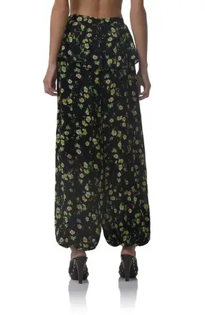 AFRM Graciela Floral Ankle Wide Leg Pants