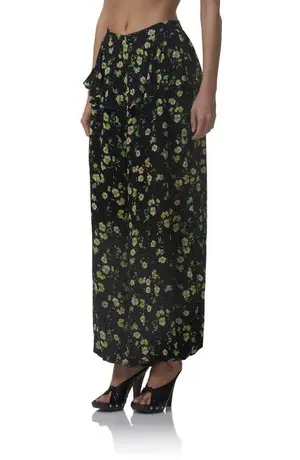 AFRM Graciela Floral Ankle Wide Leg Pants