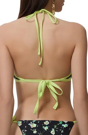 AFRM Mykonos Triangle Bikini Top - Citrus Daisy