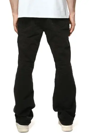 PURPLE BRAND Lancer Ripped Knee Bootcut Jeans