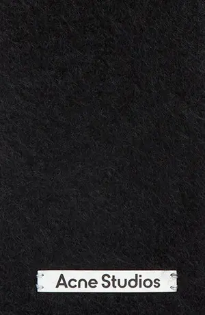 Acne Studios Winter Kinna Mohair & Wool Skinny Scarf