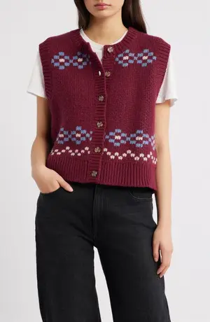 Damson Madder Sleeveless Vests For Women